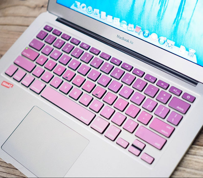 Changing Purple keyboard Stickers Laptop keyboard Cover Vinyl | Etsy