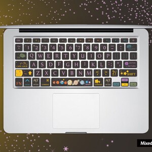 Galaxy Keyboard Stickers Laptop Keyboard Cover Vinyl MacBook Keyboard ...
