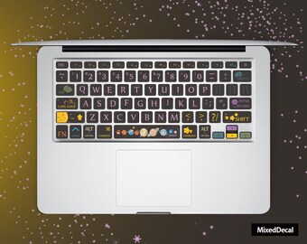 Cut Keyboard Stickers Laptop Keyboard Cover Vinyl Macbook | Etsy