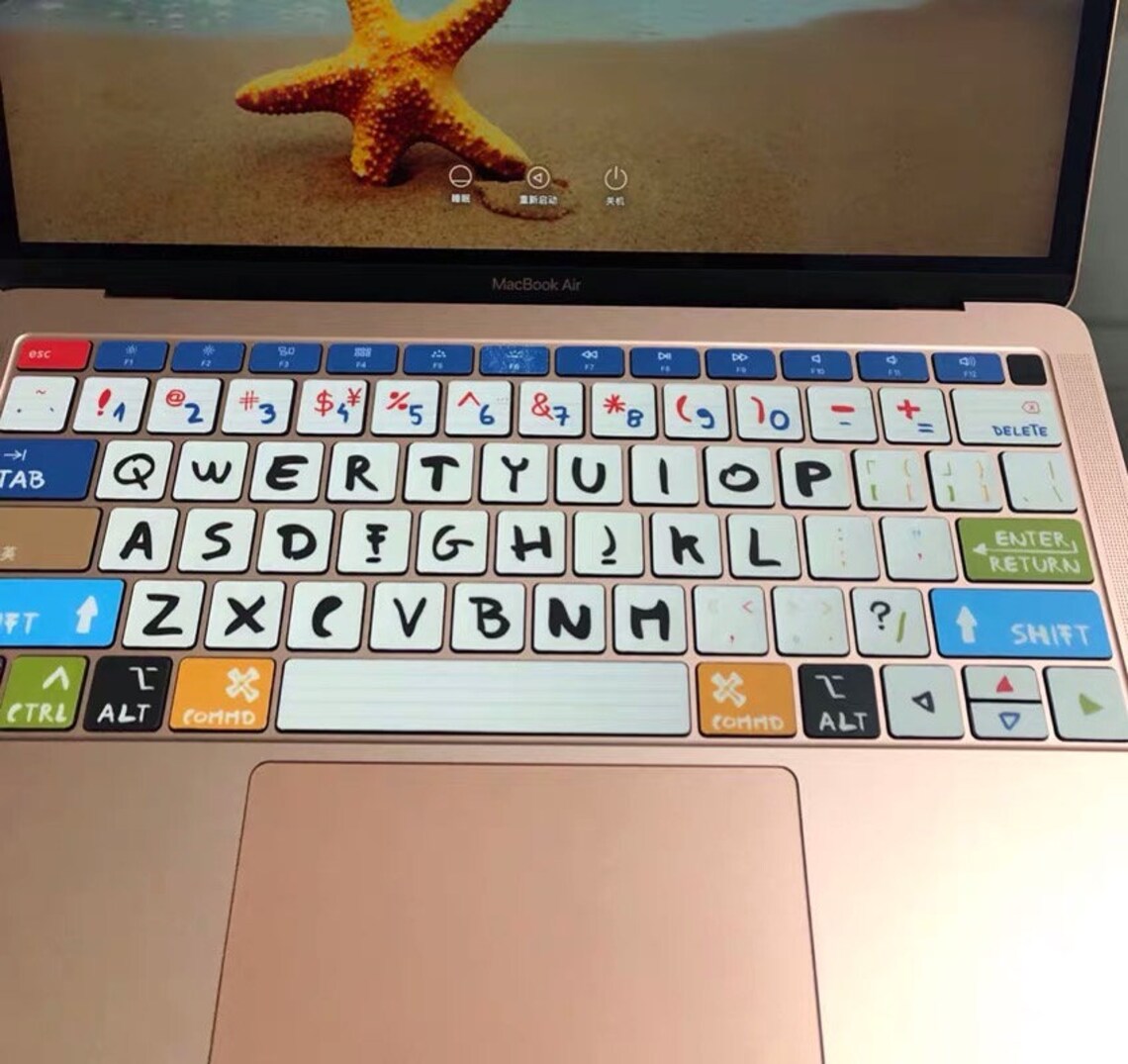 Notebook Keyboard Stickers Laptop Keyboard Cover Vinyl Macbook - Etsy