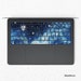 Blue Galaxy Keyboard Stickers Laptop Keyboard Cover Vinyl MacBook ...