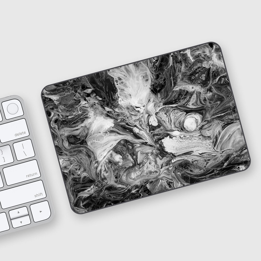 Monochrome Flow Magic Trackpad Protective Skin | Ink Dynamics Apple ...