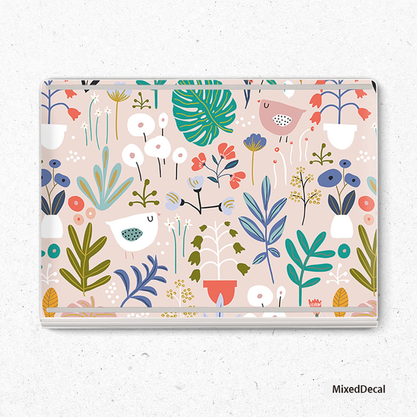 Flowers Laptop Stickers-microsoft Surface Book Skin-surface - Etsy