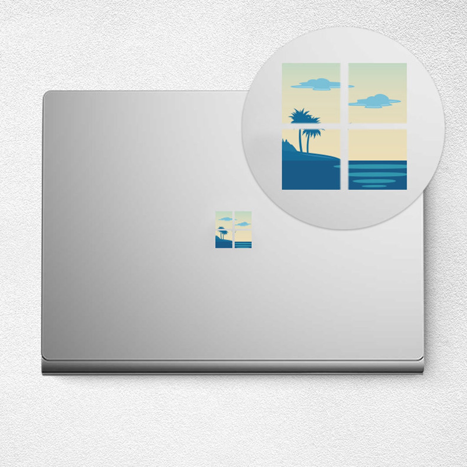 Surface Laptop Logo Sticker Microsoft Surface Book Decal - Etsy