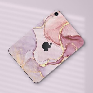New iPad Pro 12.9 Back Sticker iPad Mini Pink Marble Decal - Etsy