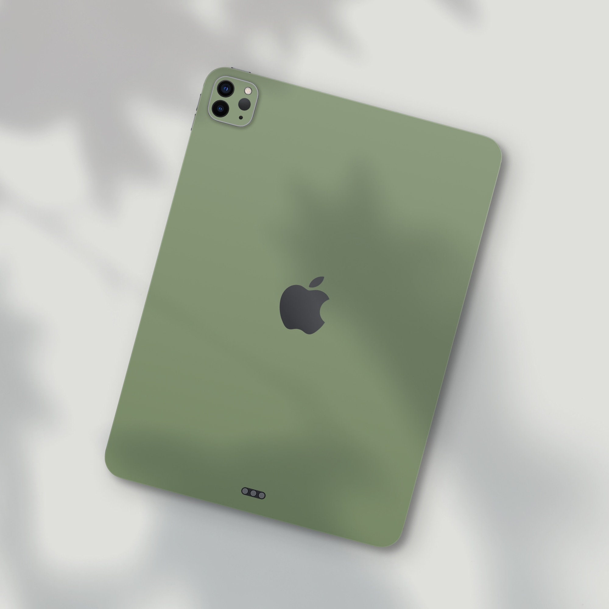 Matte Olive Green iPad Skin - Minimalist Solid Color Protective Wrap - Etsy
