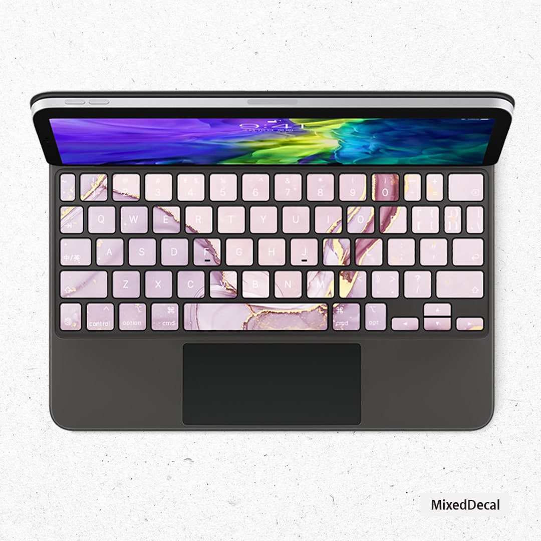 IPad Magic Keyboard Keys Skin iPad Pro 12.9 iPad Pro 11 Skin Pink ...