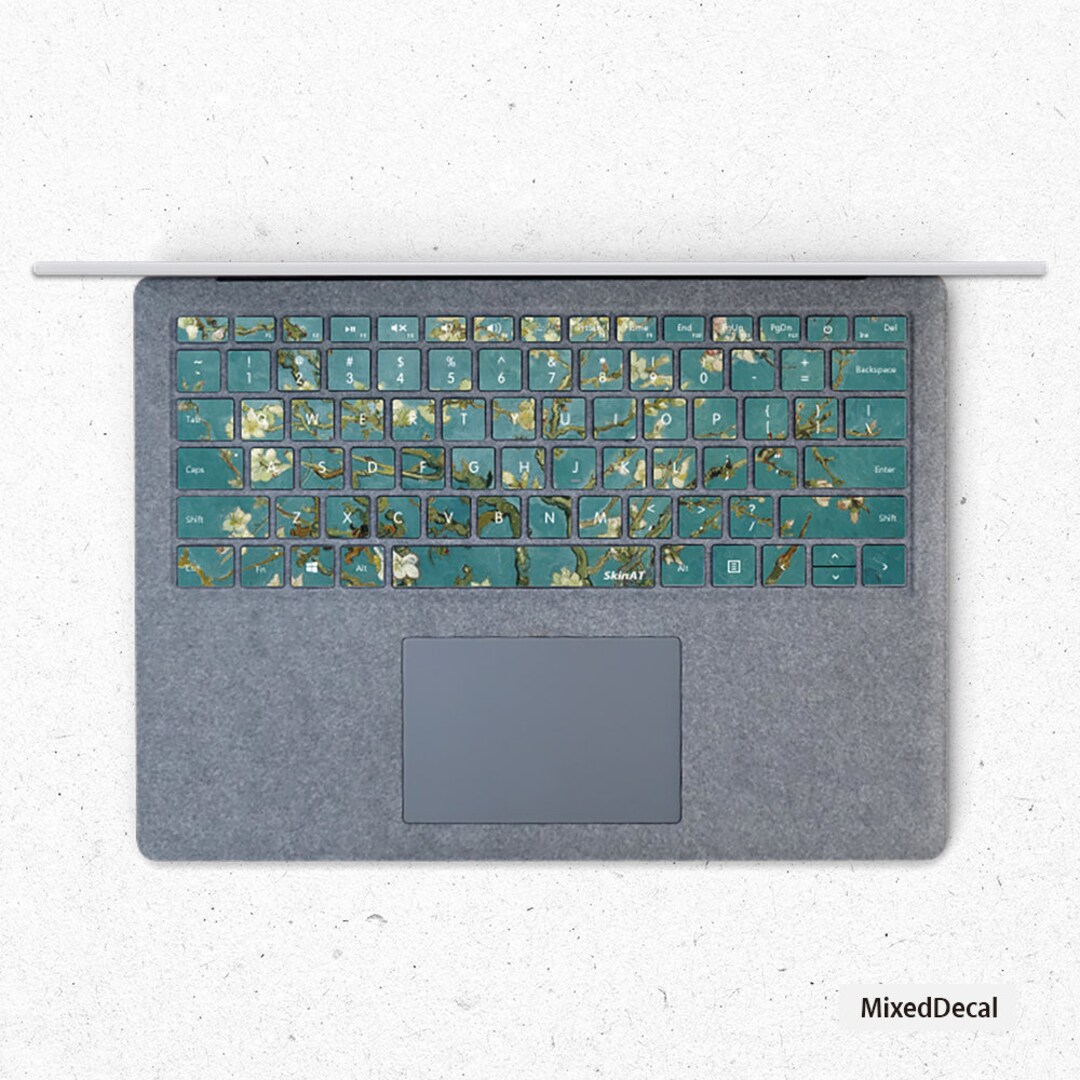 Surfacebook 2 Keyboard Stickers Individual Keys Decal Apricot Flower ...