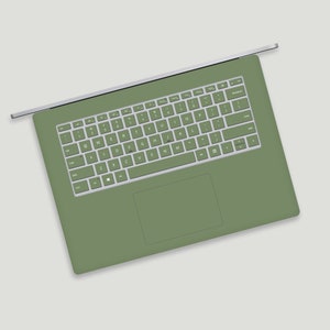 Olive Green Surface Laptop Skin | Minimalist Style Surface Laptop ...