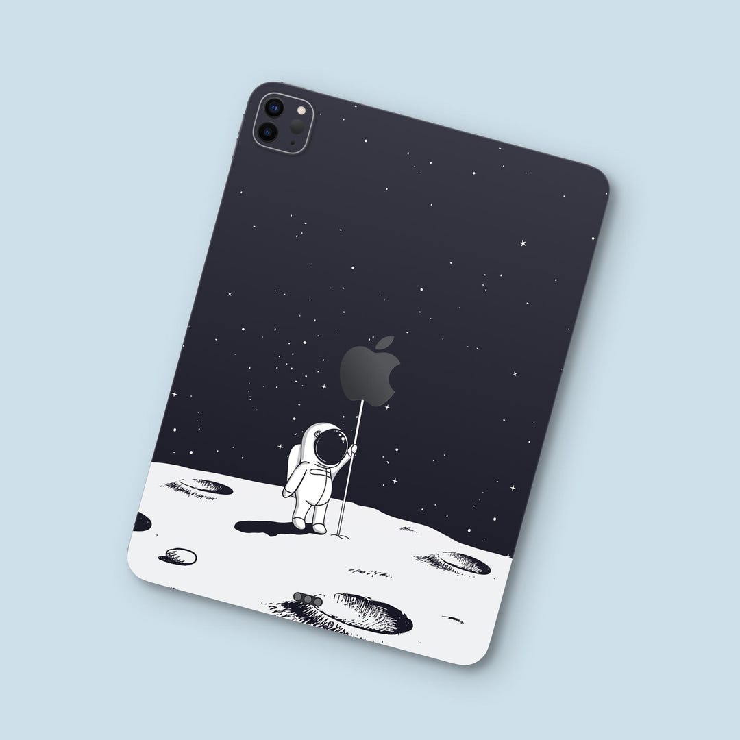 Astronaut on the Moon iPad Pro Protective Skin | Space Explorer Art ...