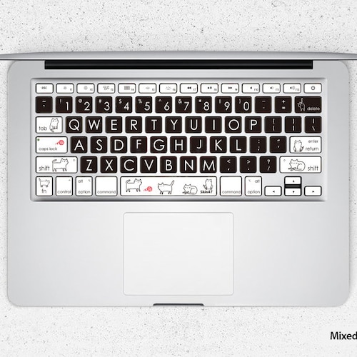 Notebook Keyboard Stickers Laptop Keyboard Cover Vinyl Macbook - Etsy