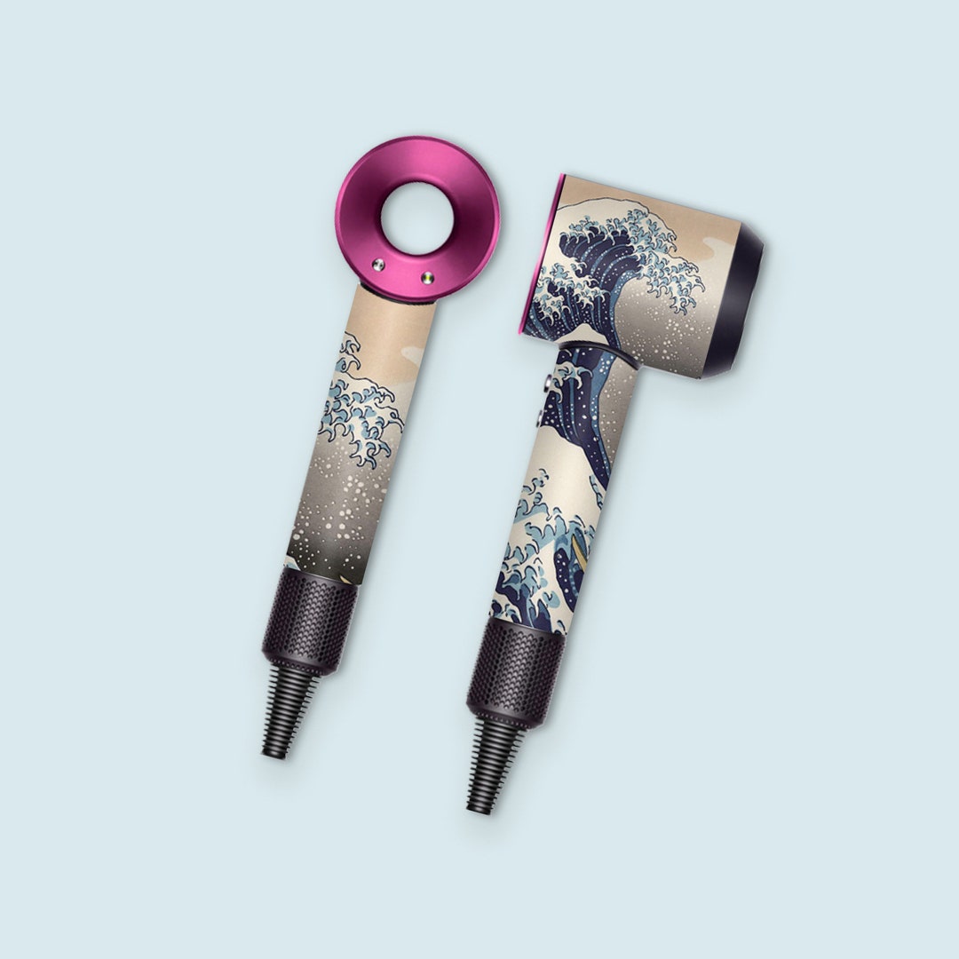 Ukiyo-e Style Dyson Hair Dryer Skin | Great Wave Art Dyson Decal ...