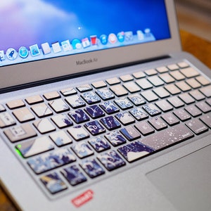Hokusai Great Wave MacBook Keyboard Stickers, Japanese Art - Etsy