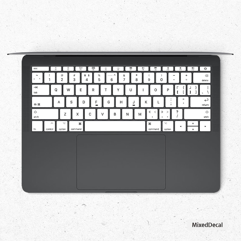 Macbook Pro Decal Keyboard Sticker Retina Skin Laptop Macbook | Etsy