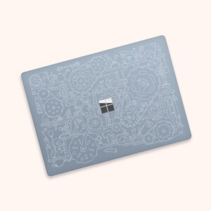 Gears Clear Microsoft Surface Book Sticker Surface Laptop Skin Surface ...