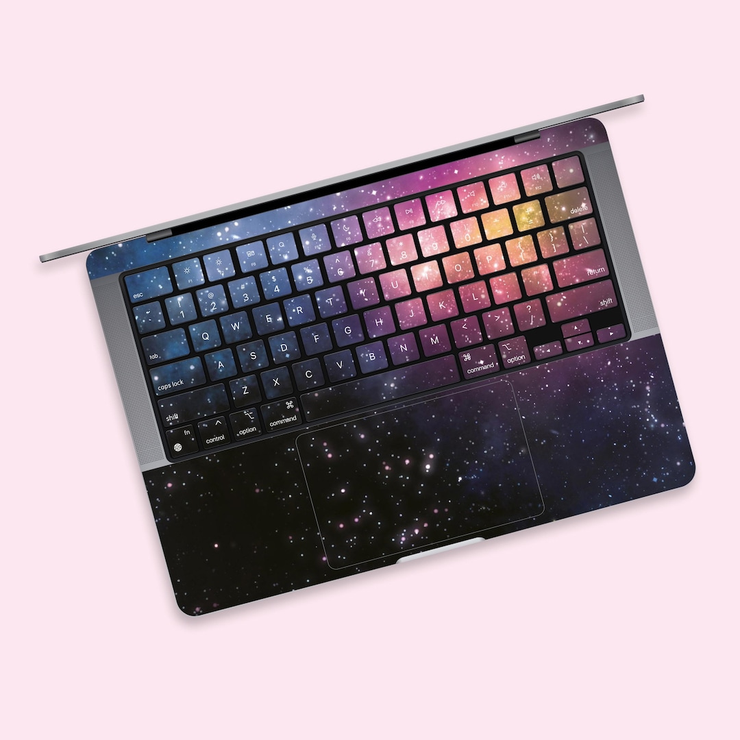 Galaxy Laptop Keyboard Stickers MacBook Air 13 Skin Laptop Keyboard ...