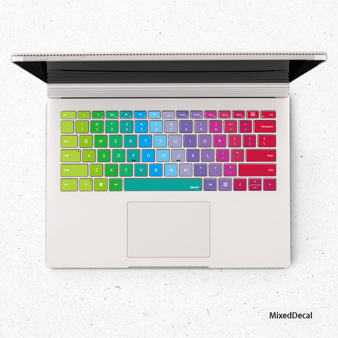 Retro Color Surface Pro Keyboard Keys Skin Surfacebook Individual Keys ...