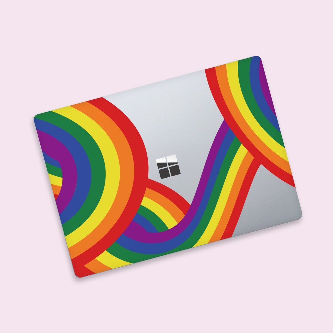 LGBTQ Pride Surface Laptop Clear Skin | Rainbow Pattern Surface Book ...