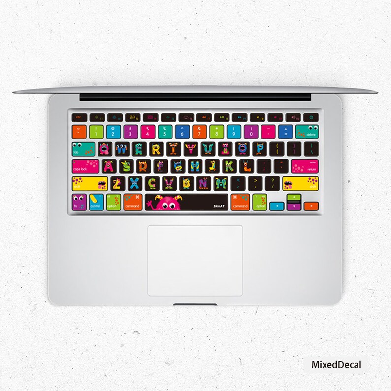 Macbook Keyboard Stickers Decal Vinyl Air Laptop Skin Monest - Etsy