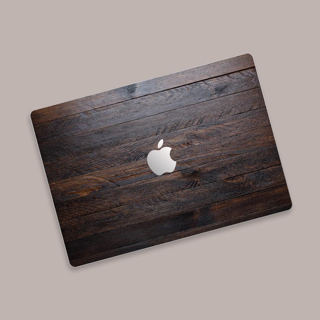 Natural Wood Grain MacBook Skin | Realistic Wood Pattern MacBook Decal ...
