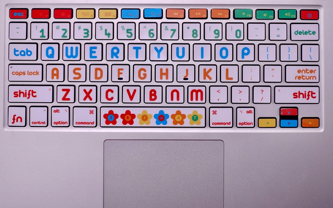 Little Flowers Keyboard Stickers Laptop Keyboard Cover Vinyl | Etsy