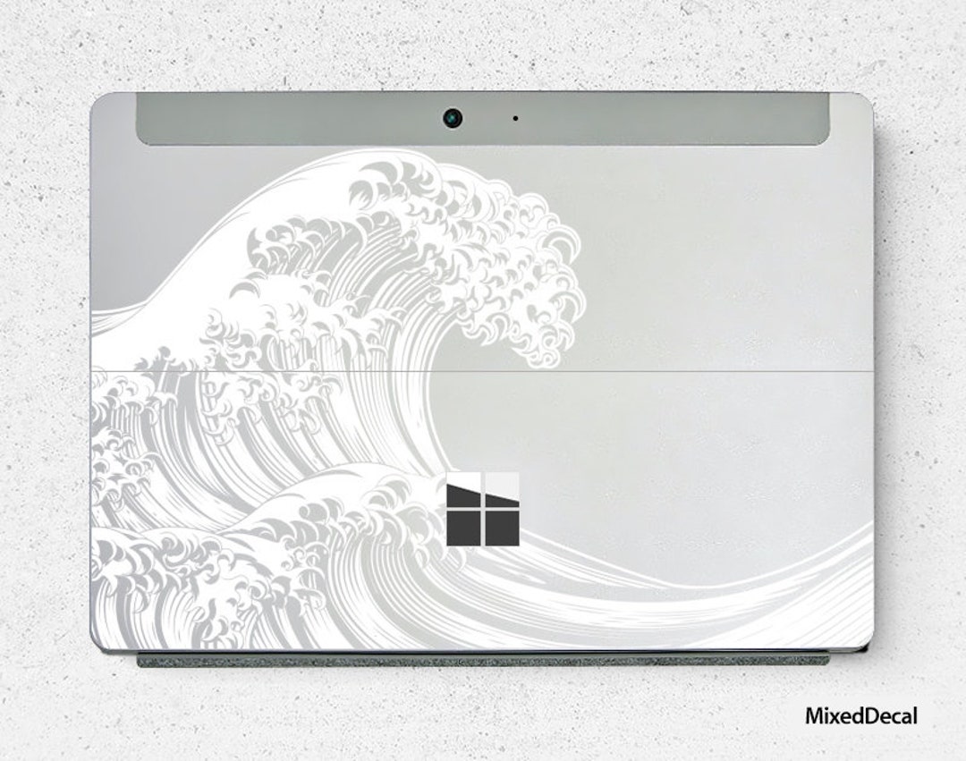 Clear Surface Go Top Cover Transparent Great Wave Full Sticker Surface ...