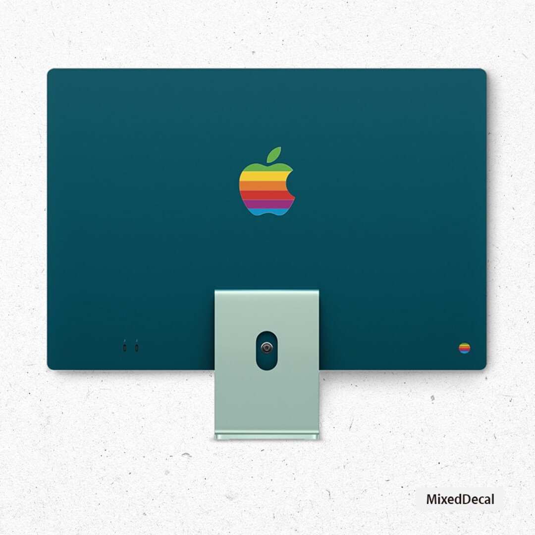 Imac 24inches Vinyl Logo- New Imac Logo Sticker- Imac Logo Decal - Etsy