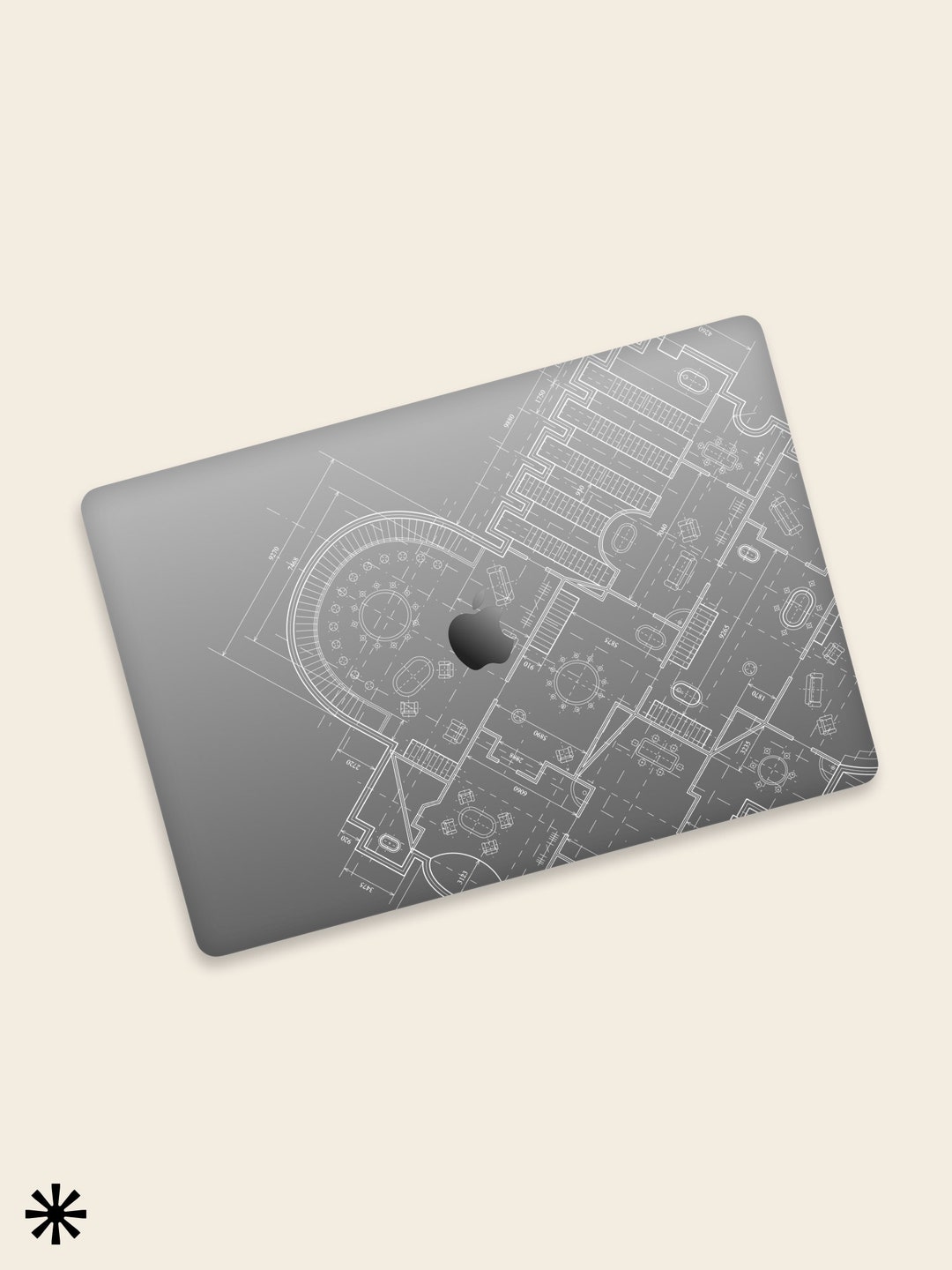 Blueprint Laptop Skin MacBook Air 13 Kits Skin MacBook Pro Decal ...