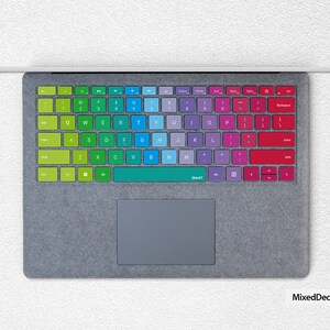Retro Color Surface Pro Keyboard Keys Skin Surfacebook Individual Keys ...
