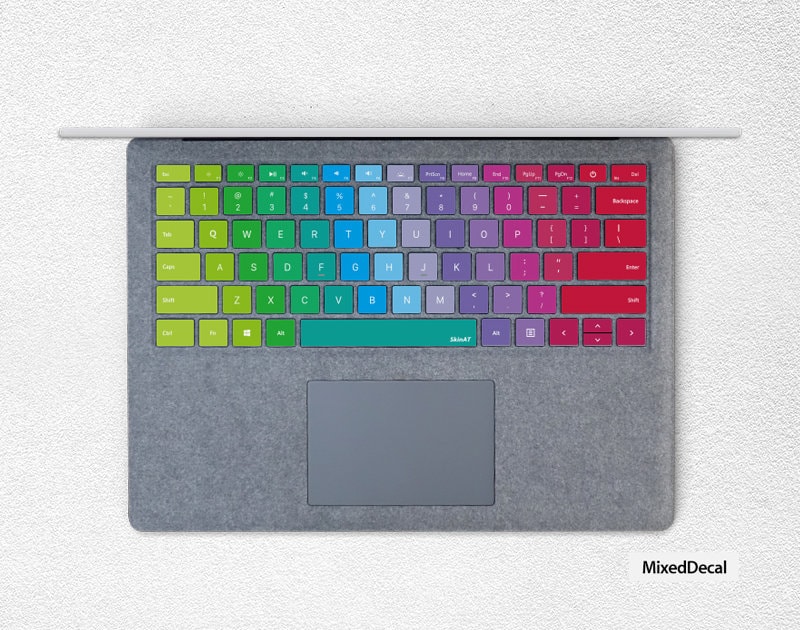 Retro Color Surface Pro Keyboard Keys Skin Surfacebook Individual Keys ...