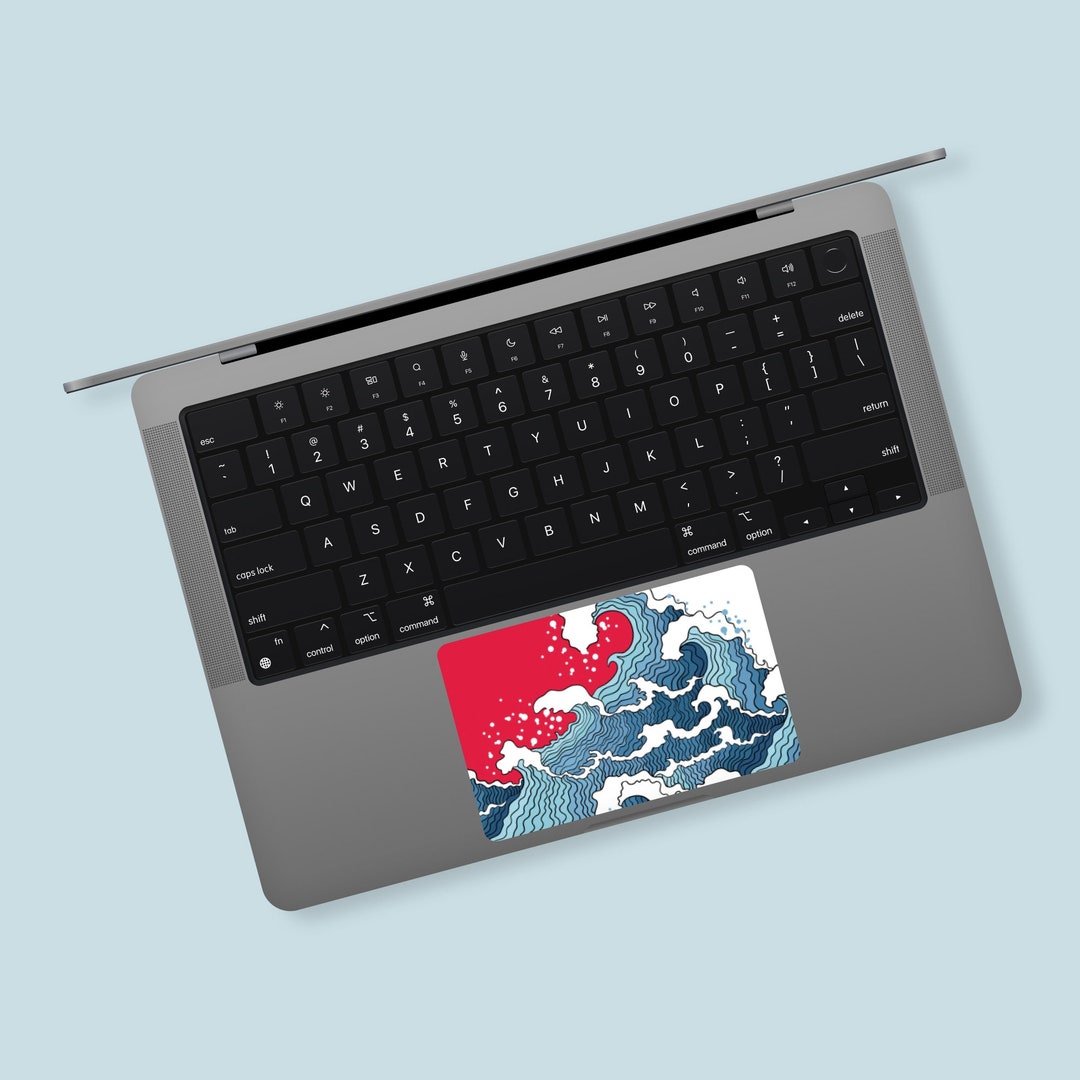 Oriental Wave MacBook Trackpad Skin | MacBook Touchpad Cover With ...