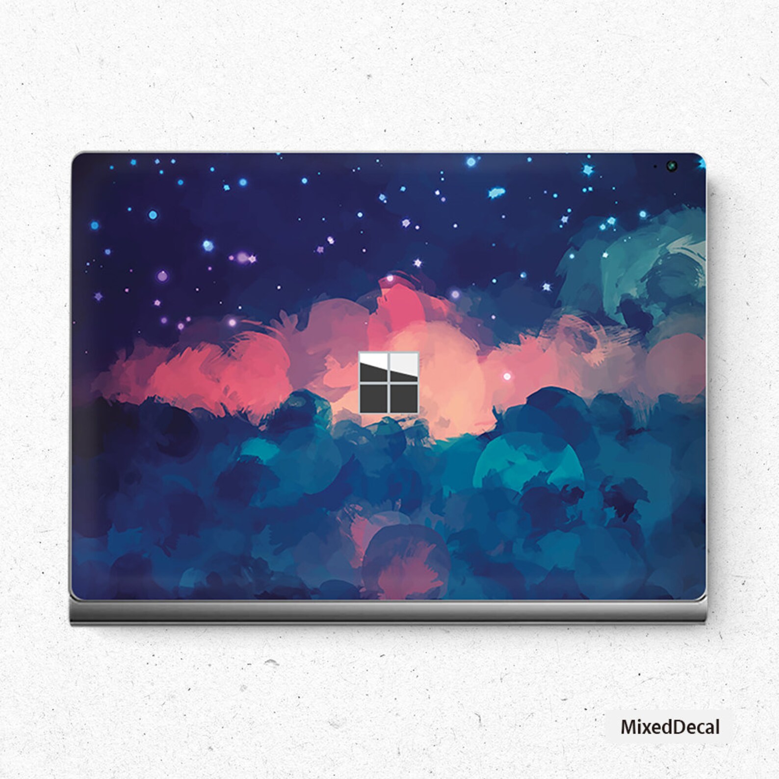 Microsoft Surface Book Decal Red Cloud Keyboard Sticker Bottom - Etsy