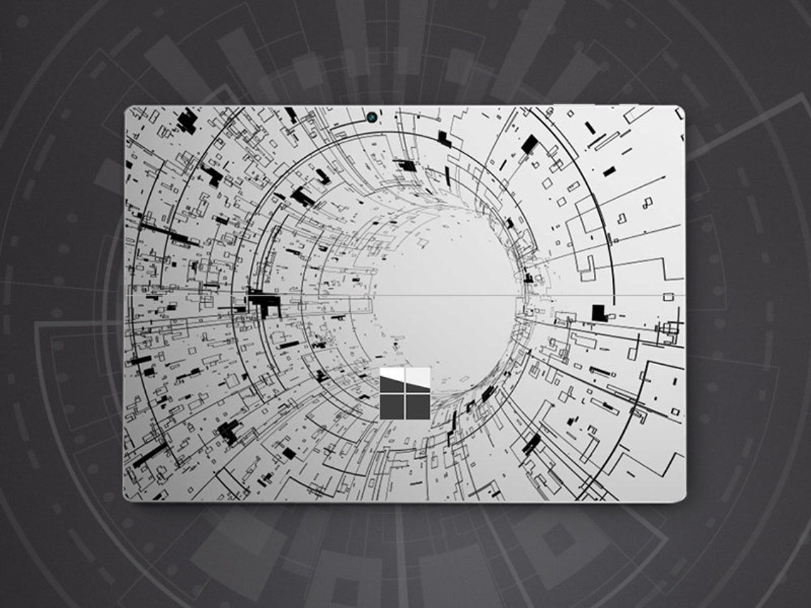 Clear Surface Pro 7 Skin Microsoft Surface Pro 6 Wormhole - Etsy