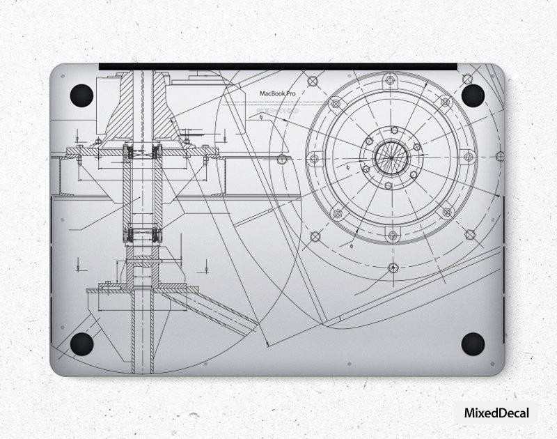 Laptop Stickers MacBook Air 13 Kits Skin Pro 15 Skin MacBook Pro Decal ...