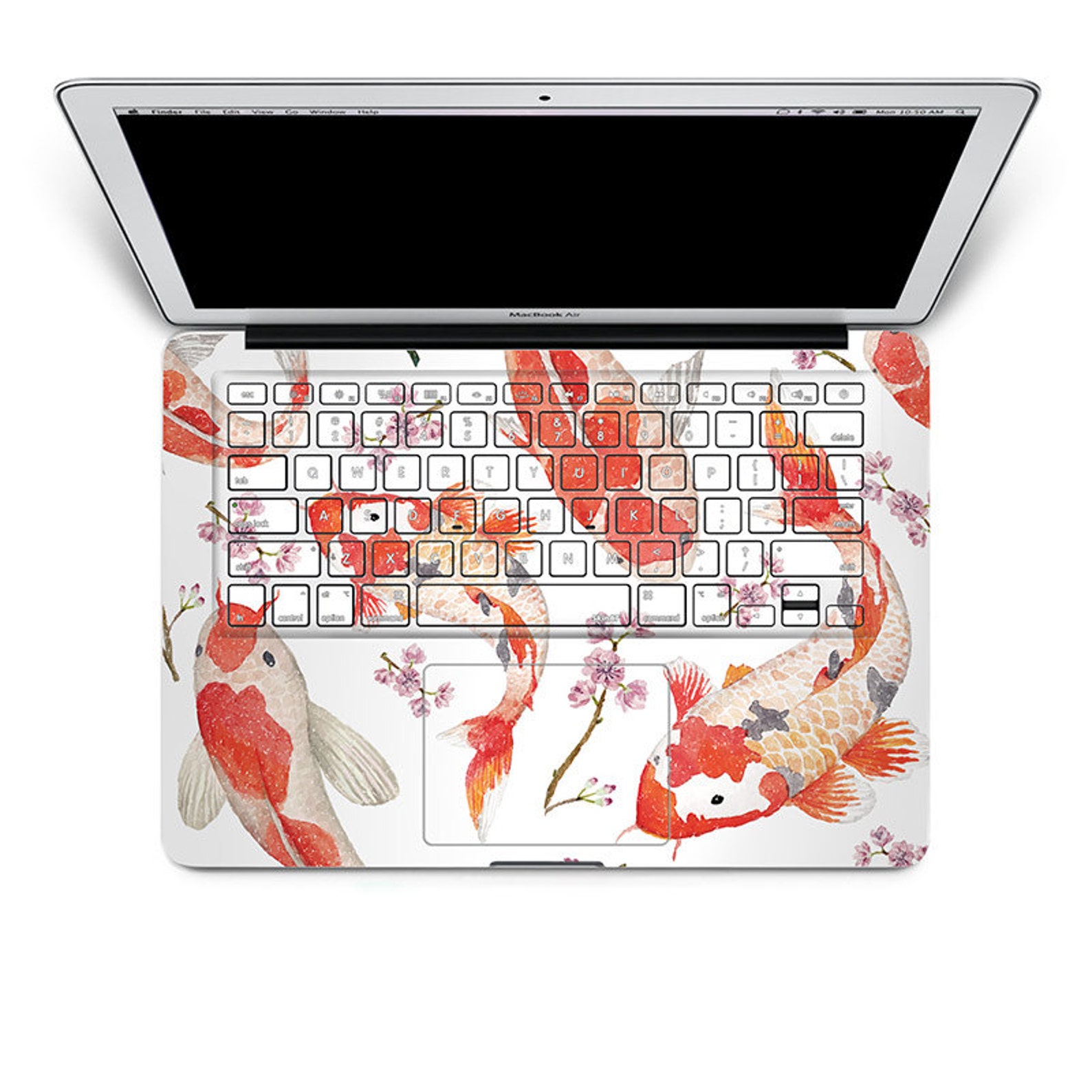 Koi Fish Keyboard Macbook Pro Touch 16 Skin Macbook Air Cover | Etsy