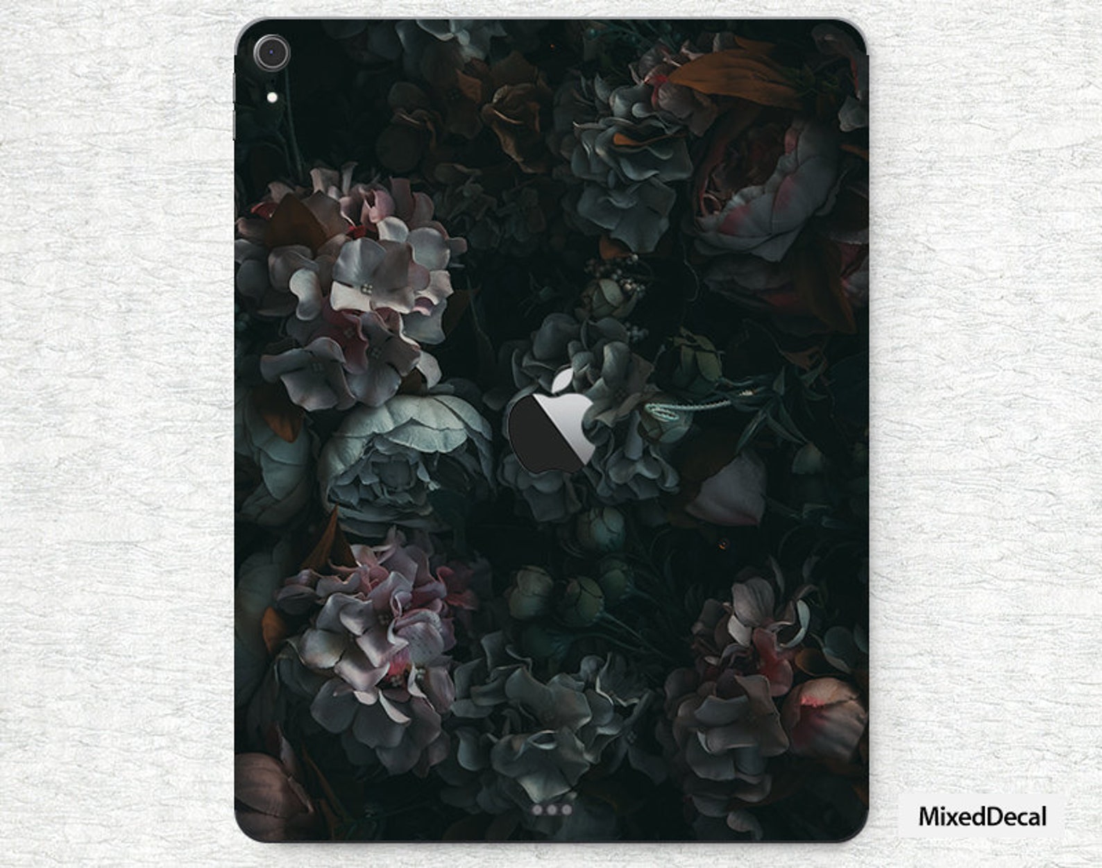 Ipad 8 Decal Shade Flowers Back Sticker New Apple Ipad Pro - Etsy