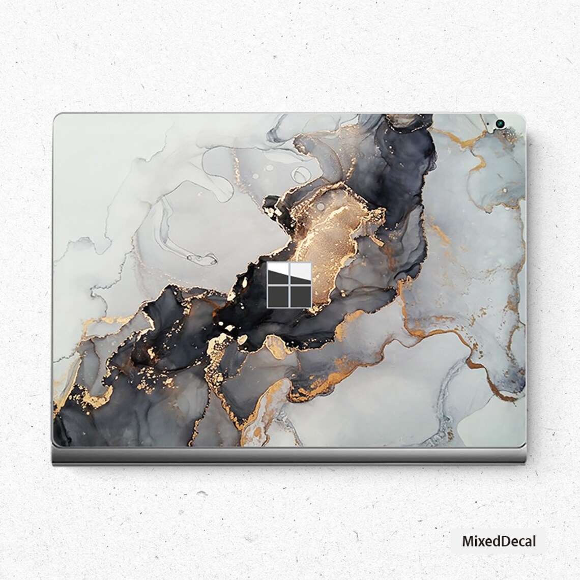 Laptop Stickers Microsoft Surface Book 3 Skin Gold Marble | Etsy