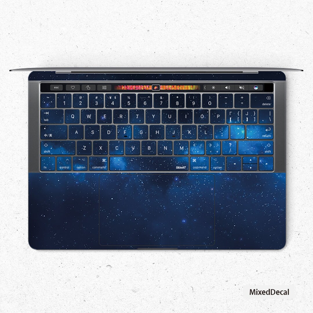 Blue Galaxy Keyboard MacBook Pro Touch 16 Skin MacBook Air - Etsy