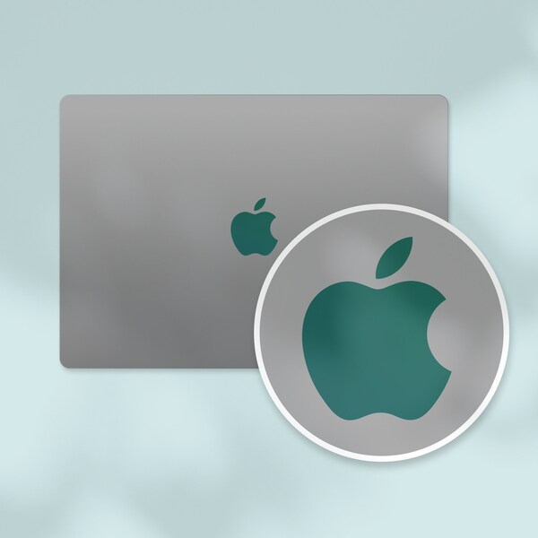 Orange Apple Logo Stickers - Etsy