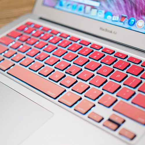 Apple Macbook Keyboard Decal Sticker Macbook Air Decal Macbook - Etsy