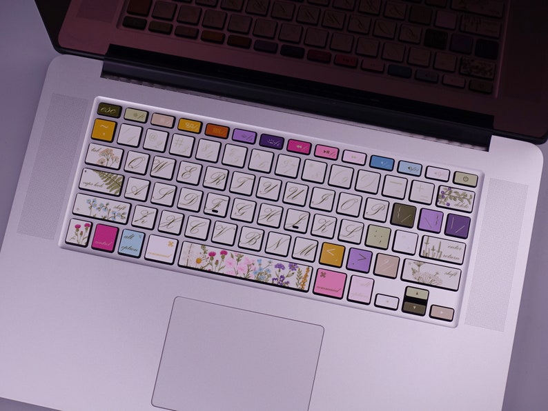 Garden Keyboard Stickers Laptop Macbook Keyboard Decal Macbook | Etsy