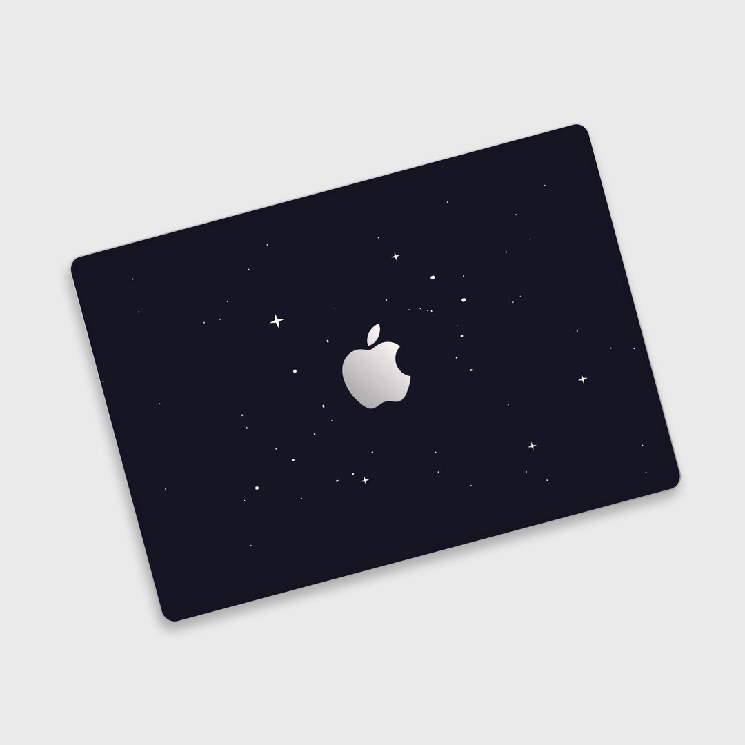 Black Starry Night MacBook Skin | Space Odyssey MacBook Cover | Cosmic ...