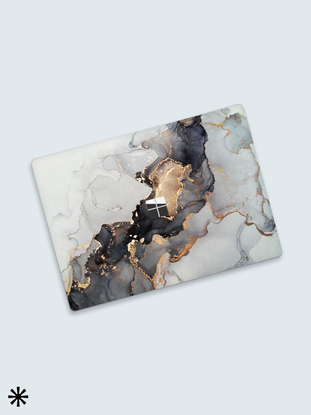 Laptop Stickers Microsoft Surface Book 3 Skin Gold Marble - Etsy
