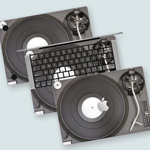 DJ Console MacBook Air Skin | Vinyl Rhythm Theme MacBook Pro Decal ...