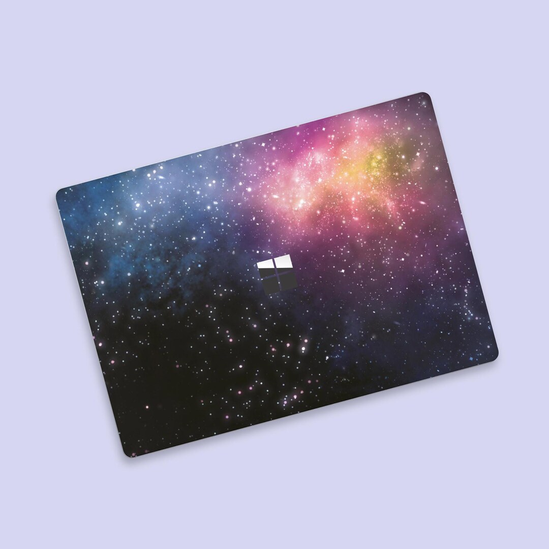 Blue and Pink Cosmic Galaxy Surface Laptop Skin | Mystic Universe ...