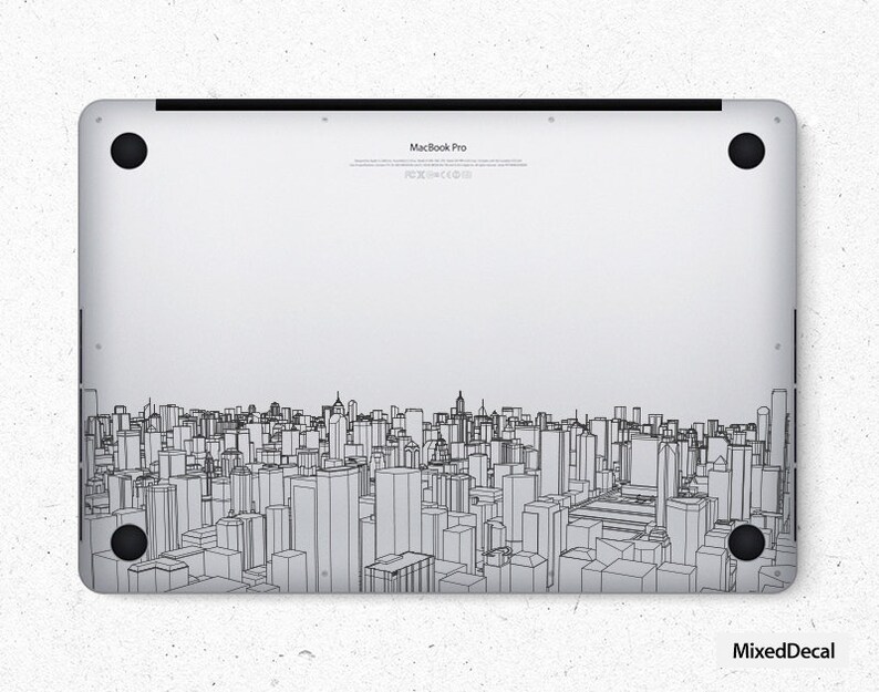 Cities Macbook Pro Decal Macbook Air 13 Kits Skin Transparent - Etsy