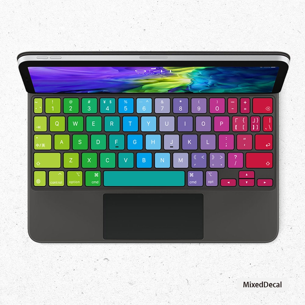 Ipad Magic Keyboard Keys Skin Ipad Pro 12.9 Ipad Pro 11 Ice | Etsy