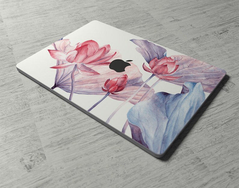 MacBook Air Skin Floral Stickers Laptop MacBook Pro 15 Skin | Etsy