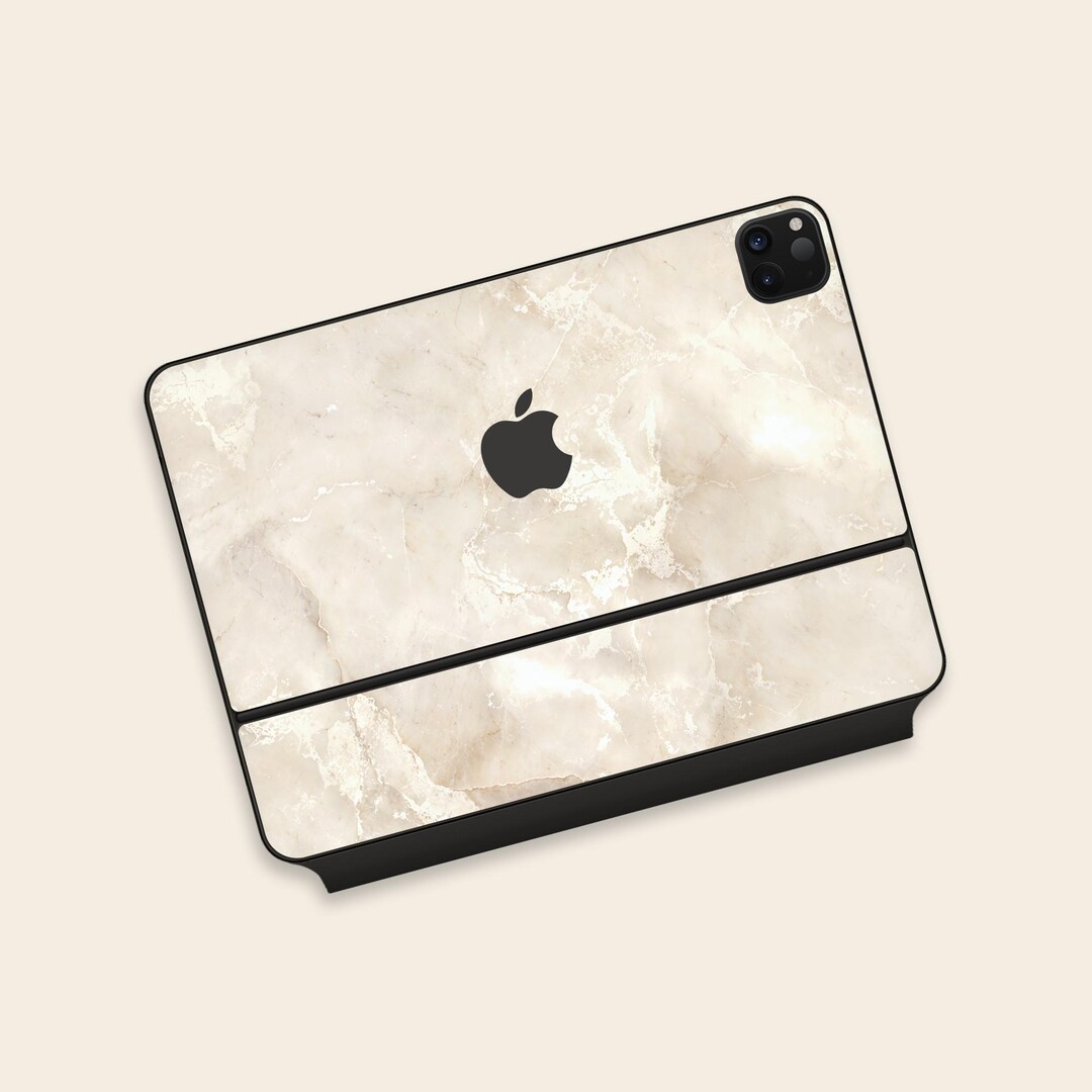 Cream Marble Texture Skin for Magic Keyboard for iPad Pro | Natural ...