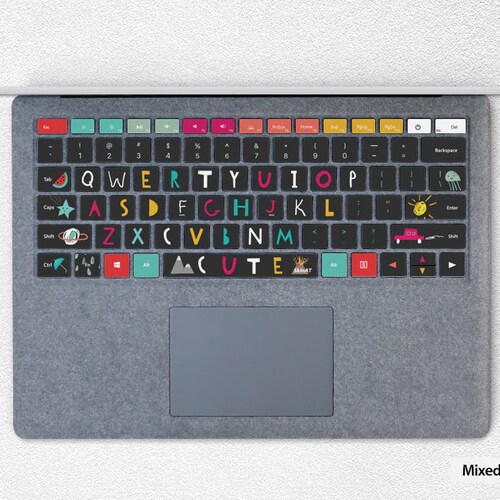 Surfacebook 2 Keyboard Stickers Individual Keys Decal Bar - Etsy